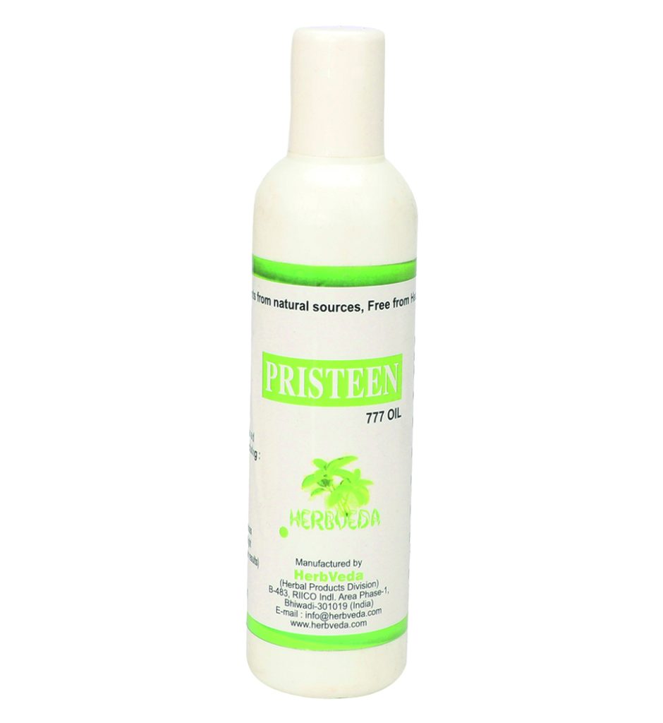 Pristeen Oil - Natural and Effective Ayurvedic Hair Oil - Herbveda